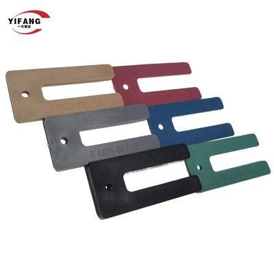 China YiFang Plastic Packers 1.0mm-10mm Thickness Moisture Resistant Construction Leveling Tools 90 Pieces Per Pack for sale