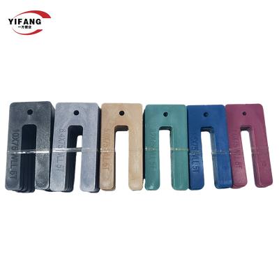 China YiFang Non-Toxic Plastic Packers 1.0-10mm Thickness for Precision Leveling in Construction and Automotive Applications for sale
