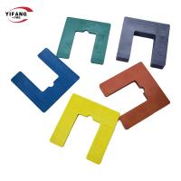 China Customized Colour 5mm Plastic Packers Window And Door Installation 90x90mm Square for sale