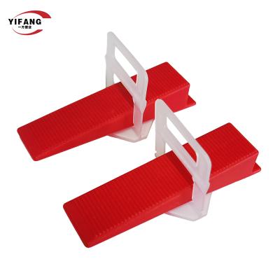 China 3mm Tile Leveling System 100 Pieces with 1mm-3mm Clip Sizes for Professional Floor Installation for sale