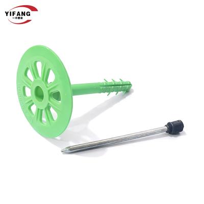 China Pre-assembled Green Insulation Anchors with Black Plastic Seal Cap for sale
