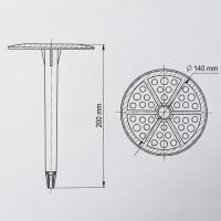 China Heavy Duty Thickened Insulation Anchors Extra Large ETICS Fasteners for sale