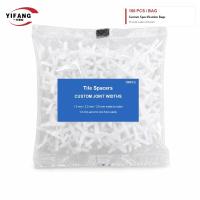 China Custom Joint Width Tile Cross Spacer 1.5/2.5/3mm, Central Pull-Out Handle, 100 Pcs Per Bag for sale