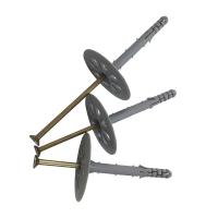 China White HDPE Plastic Insulation Fixings , Rigid Insulation Nails Custom Length for sale