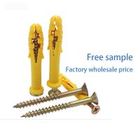 China ISO 80*40mm PE PP Nylon Plastic Expansion Anchor Plastic Screw Plugs for sale