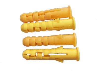 China Durable Using 8mm Expanding Plastic Anchor Yellow Color for sale