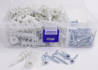 China White Pe Fish Like 13X40mm Drywall Screw Inserts For Gypsum Board for sale