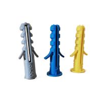 China 8*40mm Wall 0.3KN Plastic Expansion Anchor With Screw for sale