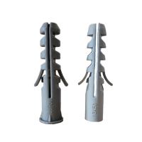 China 8*40mm Plastic Expansion Anchor Gray Wall Plug Rigid for sale