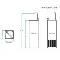China DF27C Stainless Steel Water Cooler Freestanding Drinking Fountain for sale