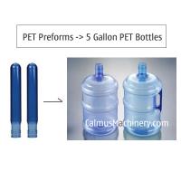 China 120BPH 5 Gallon PET Bottle Making Machine 18.9L 19L 20L PET Bottle Blow Molding Machine for sale