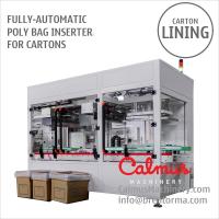 China Poly Bag Inserter for Placing Liner in Carton Case for sale