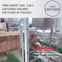China Monoblock Case Packer Cartoning Machine for Stand-Up Pouches for sale