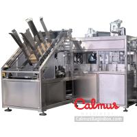 China Liquid Spouted Pouch Filling and Case Packing Complete Line for sale