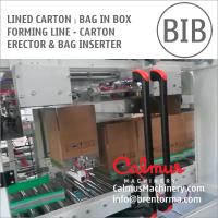 China Case Erector and Bag Inserter For Forming Lined Cartons for sale