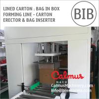 China Case Erector and Bag Inserter For Forming Lined Cartons for sale