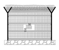 China Triangle bending fence for sale