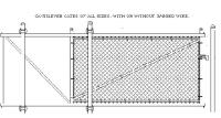 China Chain link fence for sale