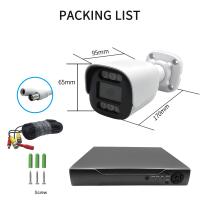 China 4-8 Channel AHD Security Camera System with 2MP 1080P Resolution and Full-Color Night Vision for Outdoor Monitoring for sale