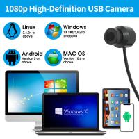 China 1080P USB Mini Bullet Camera 2MP 30FPS with 3.6mm Lens for Industrial Machine Vision and Surveillance for sale