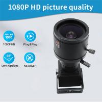 China Mini USB Zoom Camera 2MP 1080p HD 2.8-12mm Manual Varifocal Lens for Android Machine Vision for sale