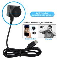 China 15*15mm USB Wide Angle Fixed Focus Webcam 4K 8MP Mini OTG USB Camera for sale
