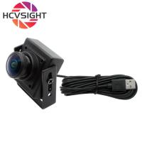 China 25x25mm Metal Box Mini USB Camera with 210° Fisheye Lens and 1080p HD for ATM and Industrial Automation for sale