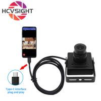 China Type-C USB Camera 1080p HD 2MP with 30×30mm Metal Housing for Android Phones and Industrial Applications for sale