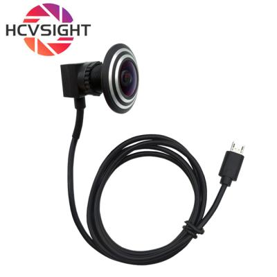 China 1.66mm Fisheye USB Camera 2MP 1080P Mini OTG Camera for Android UVC Plug and Play 150 Degree Wide Angle for sale