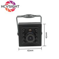 China 2MP Mini Square CCTV Security Camera with 42mm Metal Housing, 1080P 30fps and Infrared Night Vision for sale