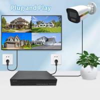 China 4CH 8CH 4K 2MP POE NVR CCTV System with Warm Light Full Color Night Vision and AI Detection for sale