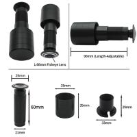 China HCA-CXMY202 Door Peephole Camera - 2MP 1080P AHD with 192° Wide Angle Lens and 36-90mm Adjustable Length for sale