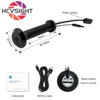 China HCW-163 Mini Apartment Door Cat Eye Camera 3MP 160° Wide Angle WiFi Security with Night Vision for sale