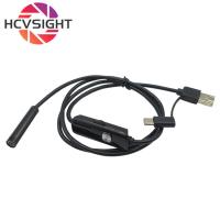China Micro USB Endoscope Camera 3IN1 Industrial Endoscope With Adjustable LED Light for sale