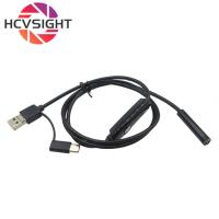 China Micro USB Endoscope Camera 3IN1 Industrial Endoscope With Adjustable LED Light for sale