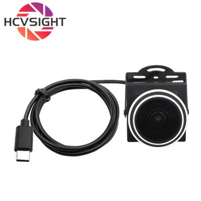 China 1080p USB Wide-angle Webcam with 170° Fisheye Lens and UVC OTG for Android Devices - 36x36mm Metal Housing for sale