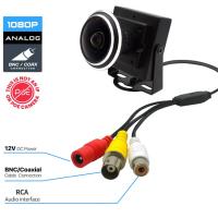 China 1080P AHD Fisheye Security Camera 2MP Wide Angle 170 Degree Industrial CCTV Mini Camera for sale
