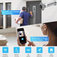 China 1.78mm Ultra Wide Angle WiFi Doorbell Camera 2MP H.265 Two Way Audio Remote Monitoring for sale