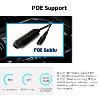 China 4MP POE Network Camera 110 ° Wide-angle Indoor Security Camera Suppor P2P H.265 for sale