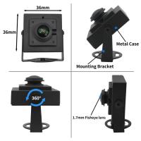 China 2MP 1.7mm 160 Degree Wide Angle Mini Square AHD Camera 1080P Metal Housing DC 12V for sale