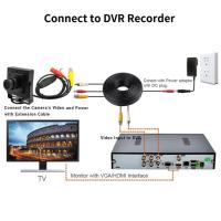 China 1080P Miniature AHD Analog Camera 36x36mm 2.8mm Wide Angle Lens 100 Degree View for sale