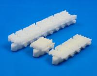 China 43A Flexible Plain Plastic Flex Chains 44mm Width for Modular Conveyor Systems for sale