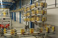 China Aluminium flexible modular conveyor systems width 295mm Plain conveyors for sale