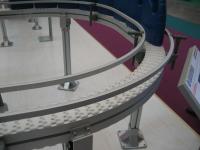 China Aluminium flexible modular conveyor systems width 145mm Plain modu conveyor lines for sale