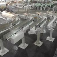 China Aluminium flexible modular conveyor systems width 45mm Plain conveyors for sale