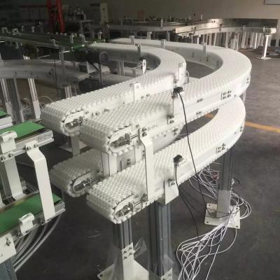 China flexible modular conveyor systems width 65mm for bottling lines manufacturer for sale