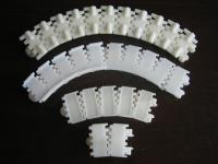 China LF63I Flexible chains with side cleats for flexible modular conveyor systems for sale