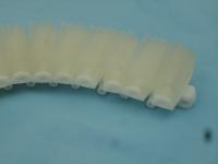 China LF83F bottle gripper chains flexible conveyor chains for modular systems white color for sale