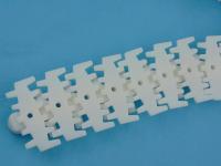 China 103I Flexible plain conveyor chains width 103mm for modular flexible systems materials POM for sale