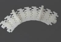 China LF63C cleated flexible conveyor chains suitable for cigarette transport for sale